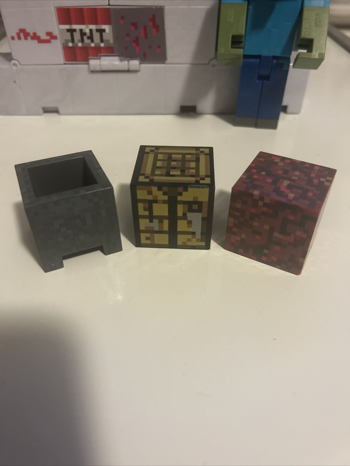 Minecraft Lot Block Crafting Craft Table Bench Netherrack Witch ...