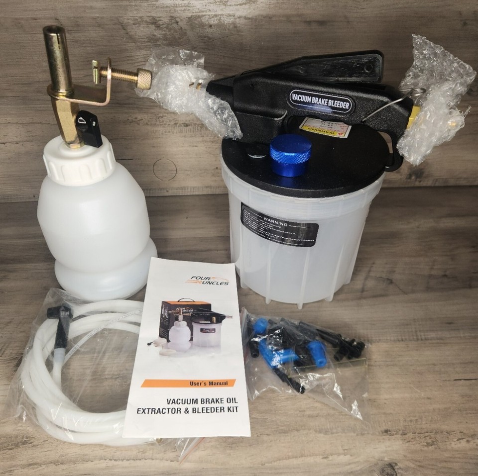 FOUR UNCLES 2L Vacuum Brake Bleeder Air Brake Bleeder Kit with 2L Brake ...