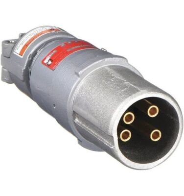 Appleton ESP6034BC, 3 Wire 4 Pole 60 AMP PIN AND SLEEVE Plug, 1 pc | eBay