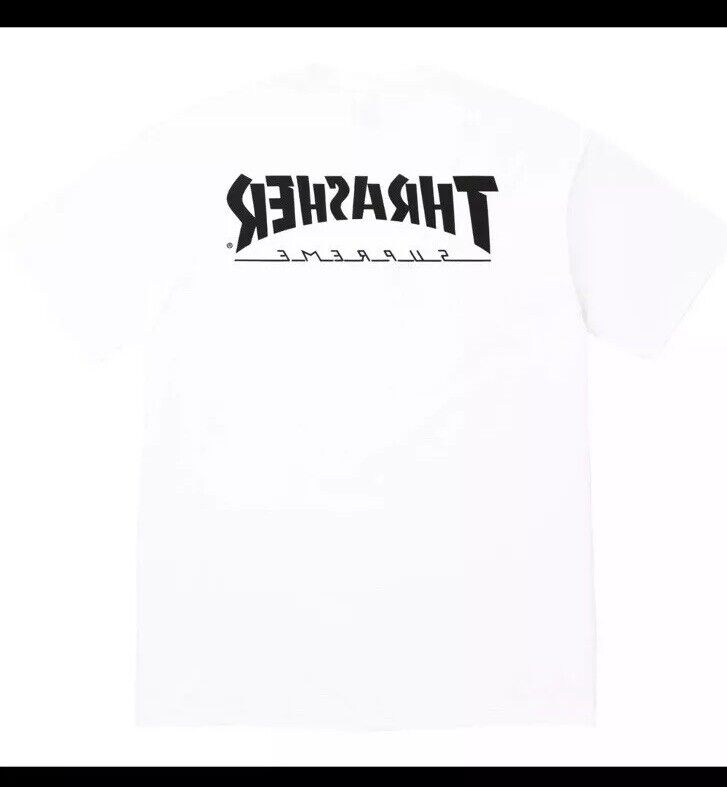 SUPREME THRASHER HAROLD TEE (WHITE) (XL) FW24 | eBay SUPREME THRASHER HAROLD TEE (WHITE) (XL) FW24 | eBay