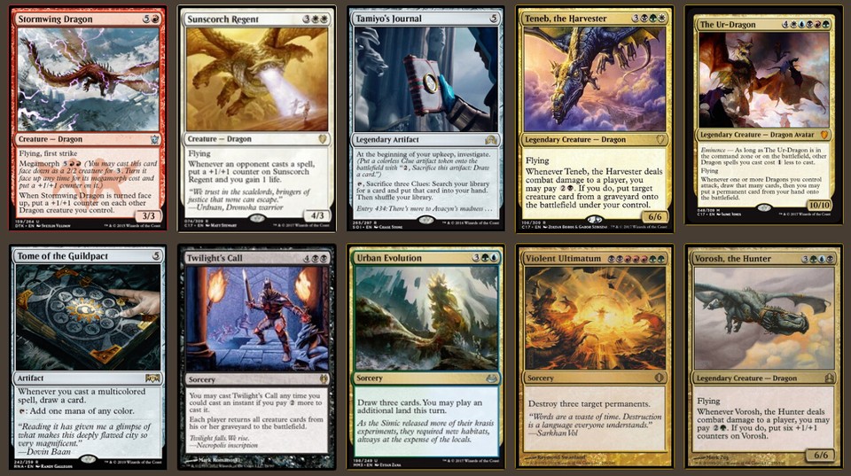 THE UR-DRAGON EDH COMMANDER DECK Magic the Gathering MTG 100 cards ...