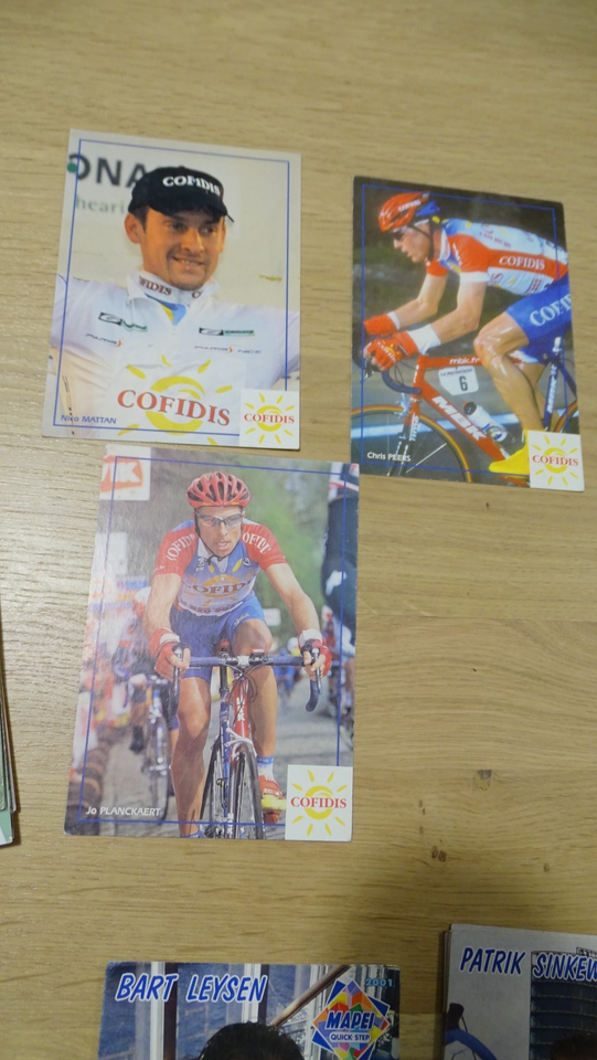 GROT LOT CYCLISME VELO CARTE CREDIT AGRICOLE GITANE MAPEI GEROLSTEINER ...