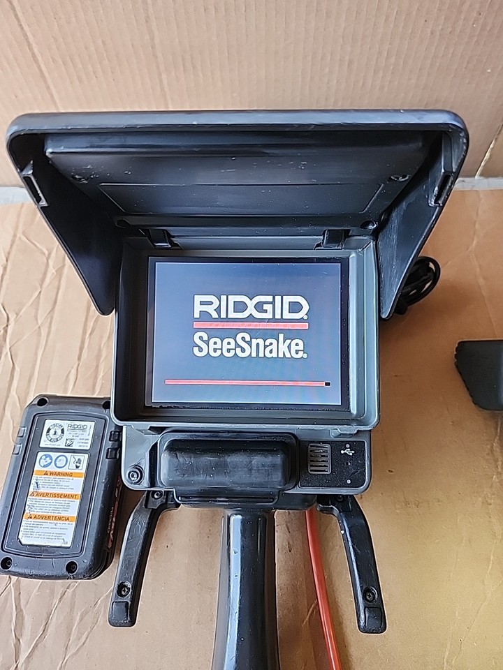 Ridgid SeeSnake Sewer Camera Monitor (CS6) With Batteries And Charger ...
