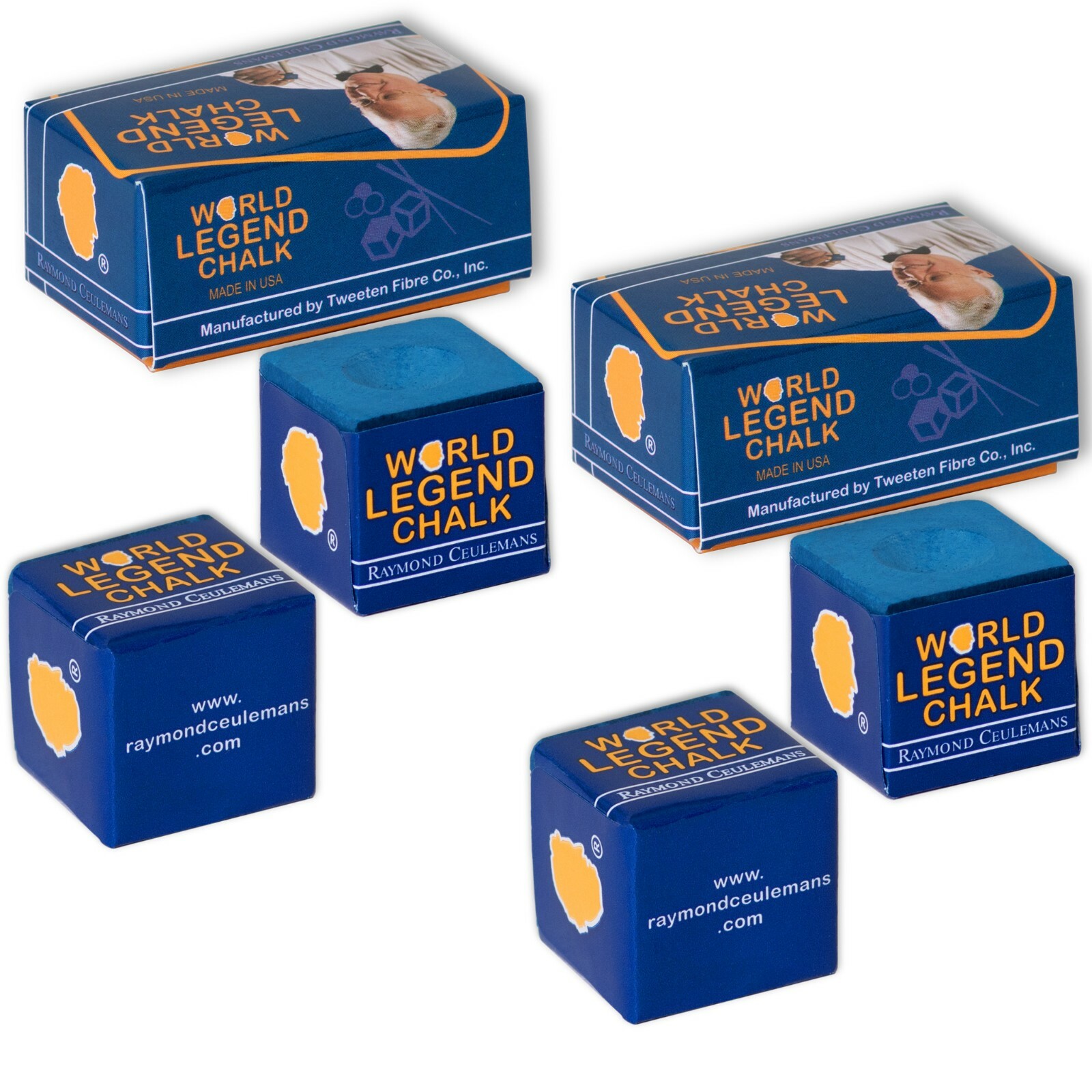 4 pcs of Raymond Ceulemans World Legend Pool cue Billiard CHALK | eBay