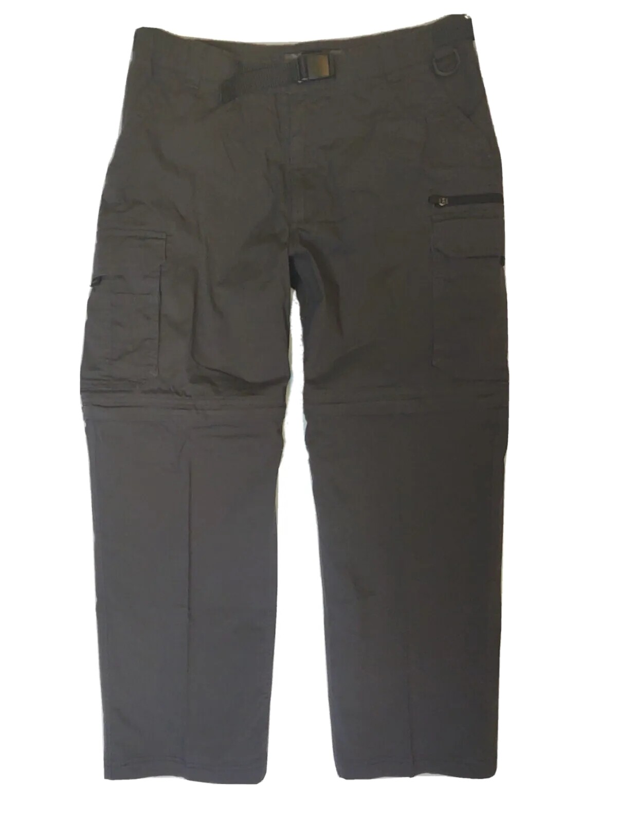 BC Clothing Mens Convertible Pants / Shorts Gray Lx30 Large 36x28 | eBay