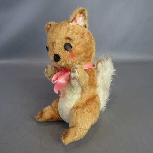 Vintage Musical Squirrel Plush Doll 10" Stuffed Animal Toy Wind-up | eBay