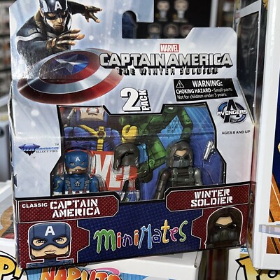Marvel Minimates Series 55 Captain America & Winter Soldier Movie 2 ...