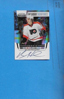 2011-12 Panini Certified Freshman Signatures #175 Ben Holmstrom AU RC ...