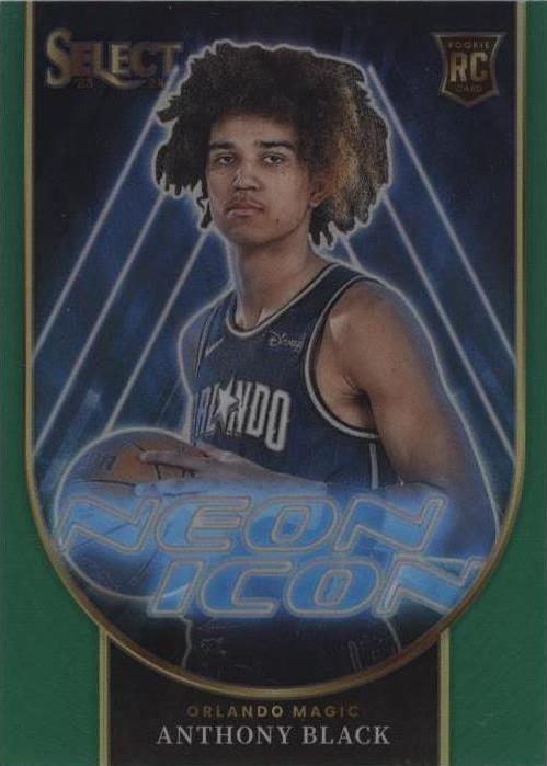 2023-24 Panini Select - Neon Icons Anthony Black #22 Green Prizm (RC ...