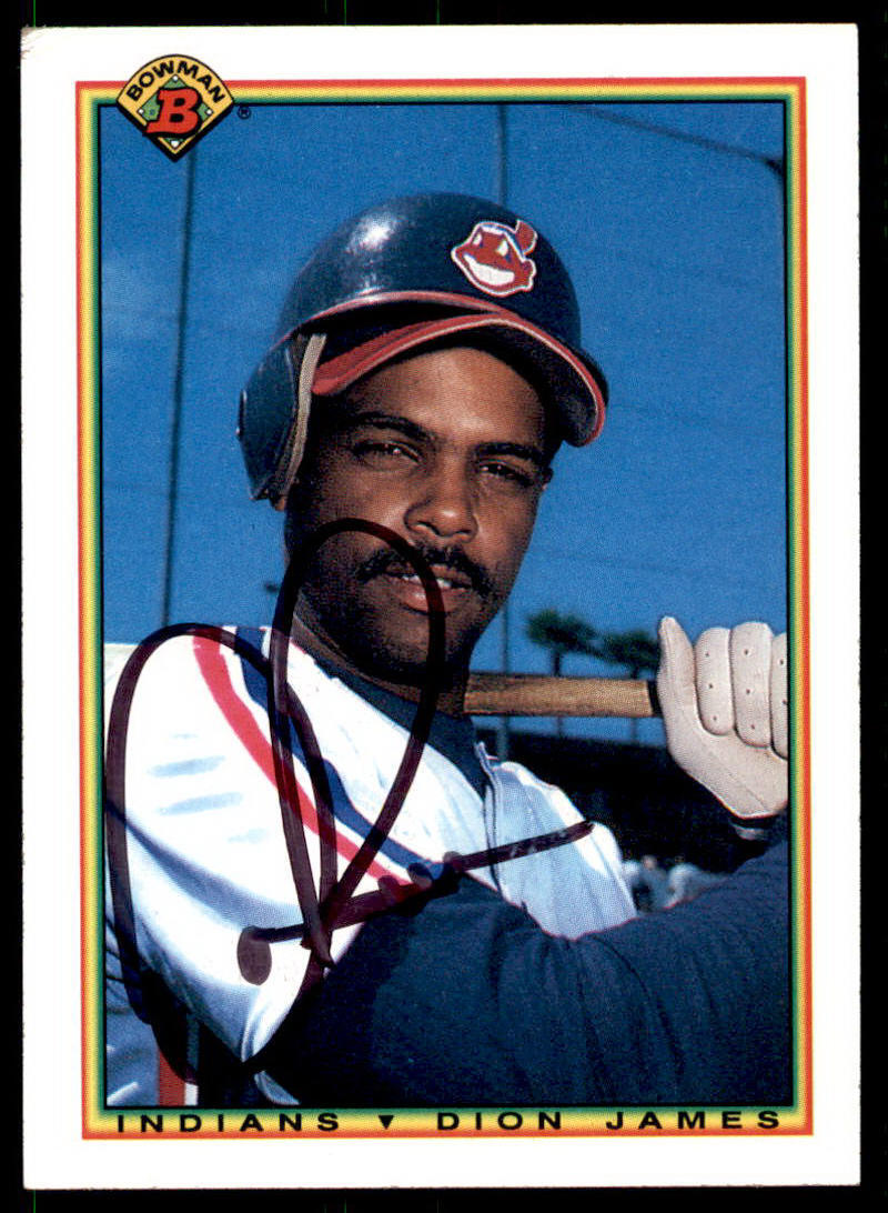 1990 Bowman #331 Dion James IP Signed Card Auto Autographed | eBay