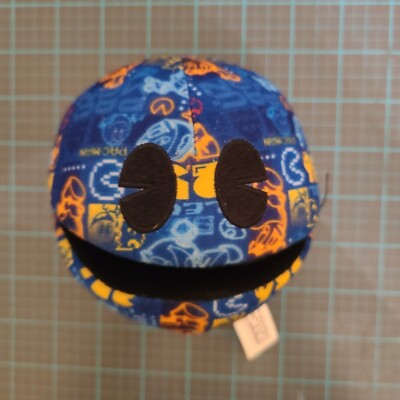 Pac-Man Sticker Bomb Plush 4" Toy Stuffed Doll Pacman 80"s Figure Blue ...