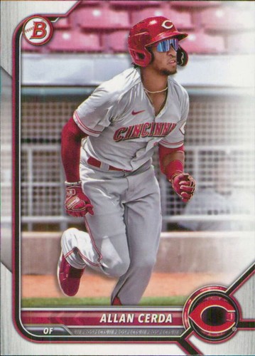 2022 Bowman Draft #BD-22 Allan Cerda Cincinnati Reds Baseball | eBay