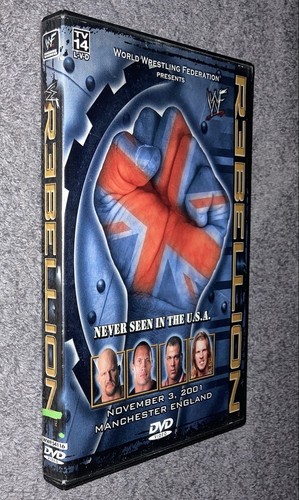 DVD WWF Rebellion 2001 Stone Cold Rock Big Show Scotty 2 Hotty ...