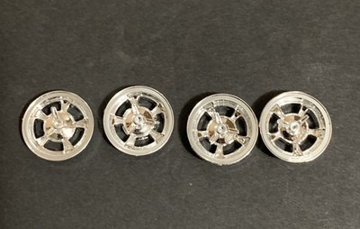 AMT Mpc Revell Mag Style Chrome Wheels Set 1/25 Scale Set Of 4 with ...