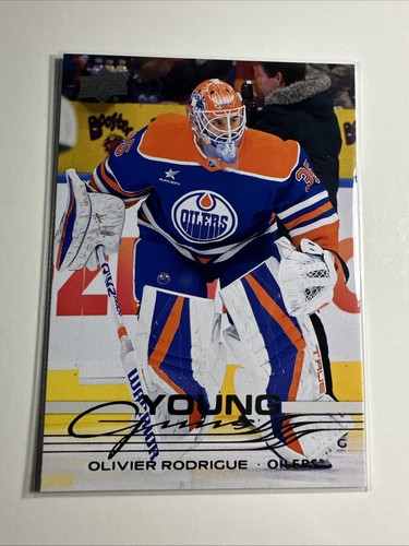 2025-26 UD Series 1 Young Guns Olivier Rodrigue Edmonton Oilers RC ...