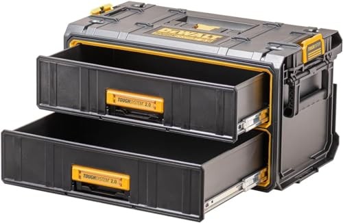DEWALT Tough System 2.0 DWST83529-1 2 Tier Chest Tool Box Storage Case ...