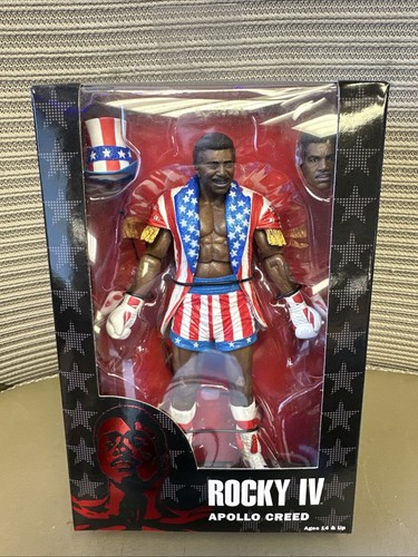 NEW NECA Rocky IV Figure 40th Anniversary Apollo Creed Series 2 USA ...