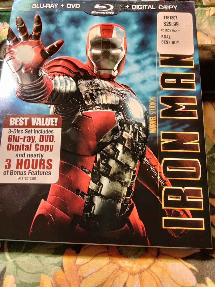 Iron Man Blu Ray Cover