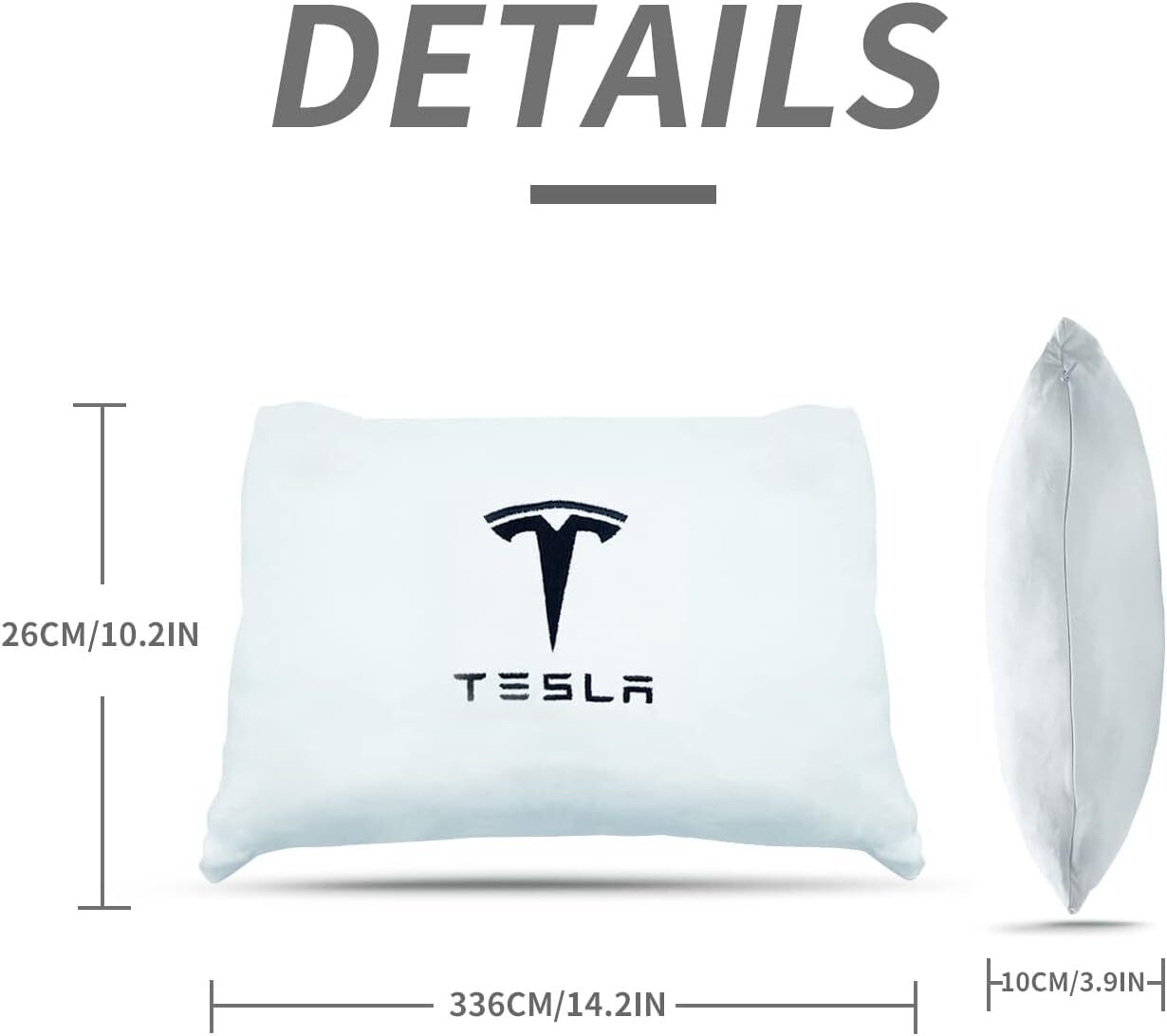 Lumbar Pillow for Tesla Model 3/Y/S/X Accessories Soft Memory Lumbar ...