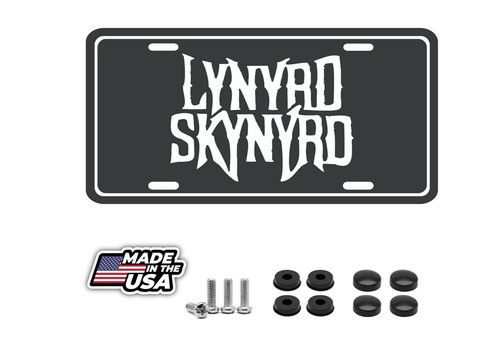 Lynyrd Skynyrd license plate metal wall sign front tag vanity plate ...