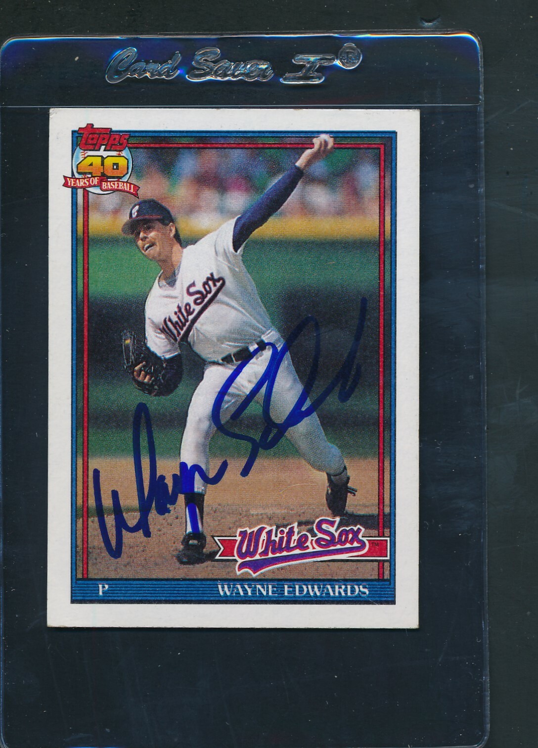 1991 Topps #751 Wayne Edwards White Sox Signed Auto *C7457 | eBay
