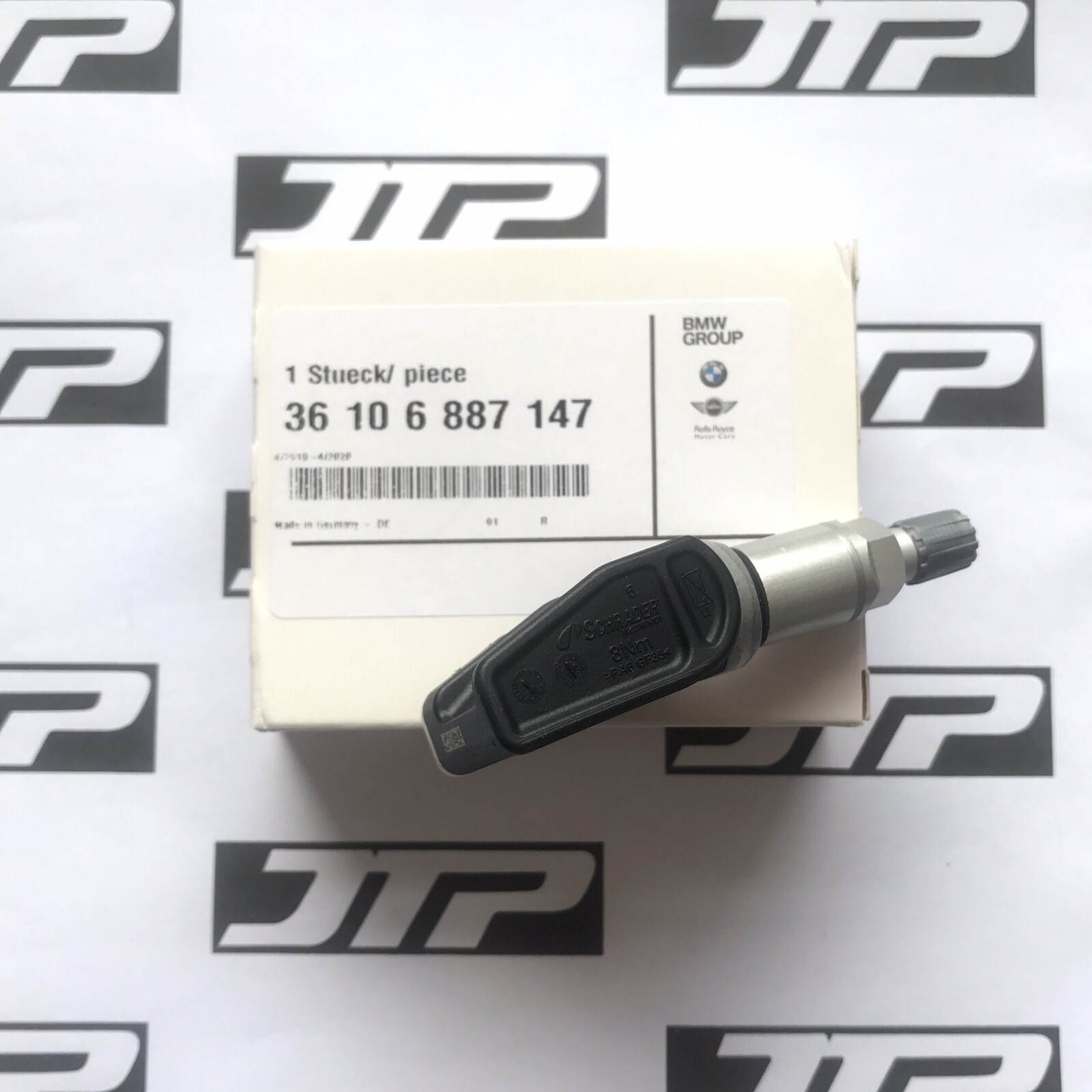 4x+Genuine+BMW+Various+Models+Tyre+Pressure+Sensor+Valve+TPMS+ ...