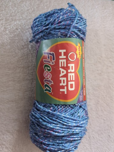 Red Heart Fiesta Yarn. Light Periwinkle. 6 Oz | eBay