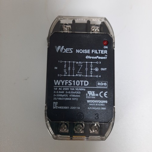Woonyoung WYF-S10TD WYFS10TD 250V 10A 1Phase Noise Filter 150KHz 30MHz for sale online | eBay
