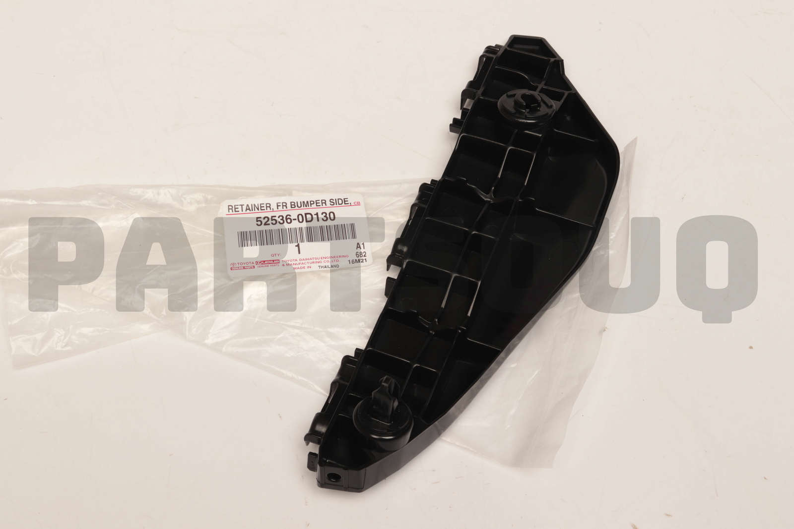 525360D130 Genuine Toyota RETAINER, FRONT BUMPER SIDE, LH 52536-0D130 ...