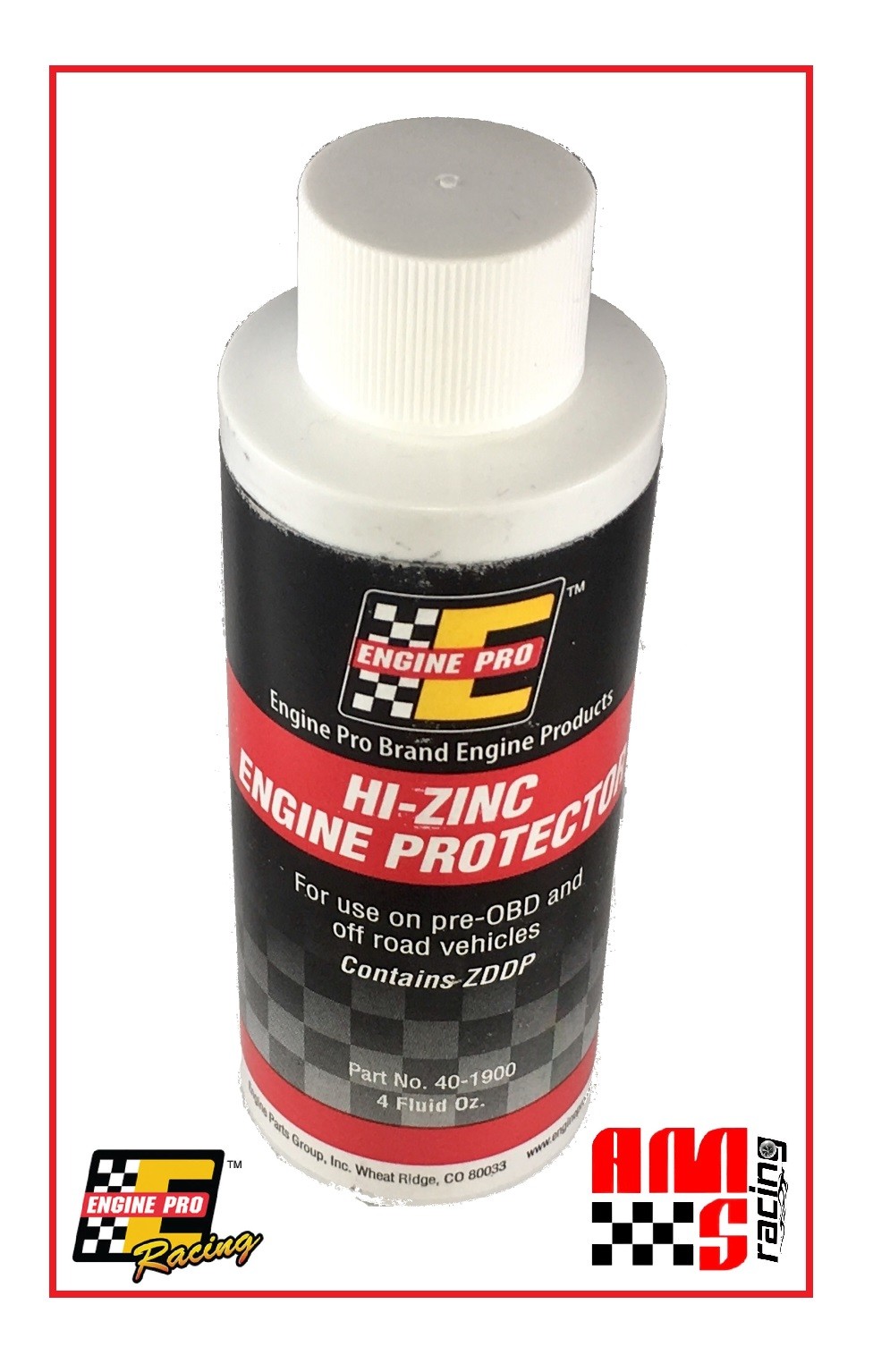 Engine Pro Hi-Zinc ZDDP Zinc Protective Engine Oil Additive Lube 4 oz ...
