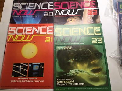 Science Now Magazine Issues 20,21,22,23 | eBay UK