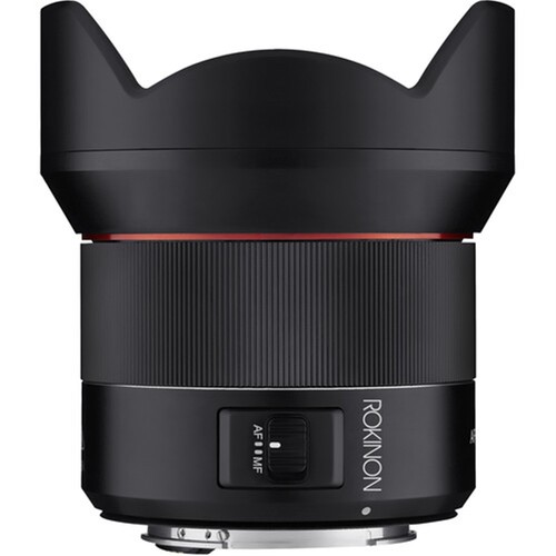 Rokinon AF 14mm f/2.8 Lens with Front & Rear Caps for Canon EF, Black ...