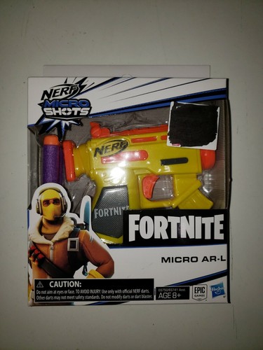 Fortnite Micro Shots 4 AR-L Nerf MicroShots Dart-Firing Toy Blaster | eBay