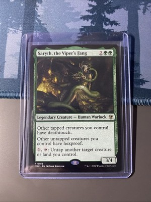Magic the Gathering Saryth, Viper's Fang Murders at Karlov Manor ...