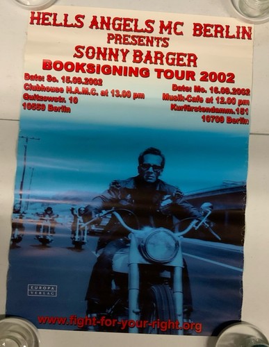 Hells Angels Promo Poster Sonny Barger Outlaw Biker Motorcycle Club ...