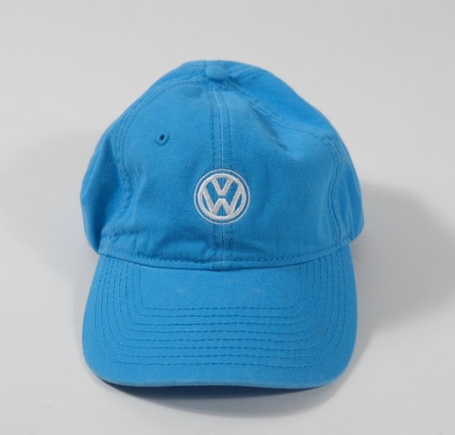 Volkswagen VW Logo Hat Lite Blue Strapback Baseball Cap Adjustable | eBay