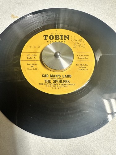 Rare Soul 45 ~ The Spoilers Sad Men's Land / Hey Little Girl | eBay