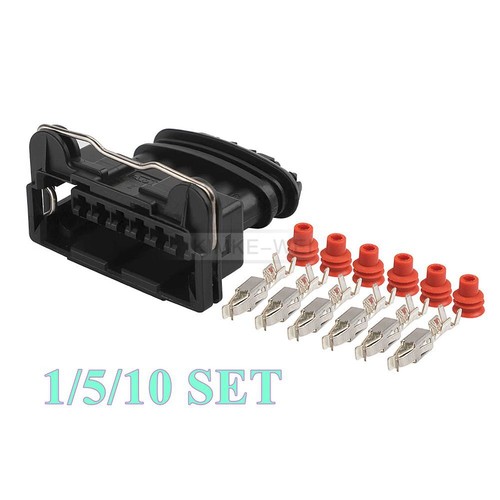 6 Pin/Way TE/AMP/TYCO Junior Power Timer Automotive Socket Female ...