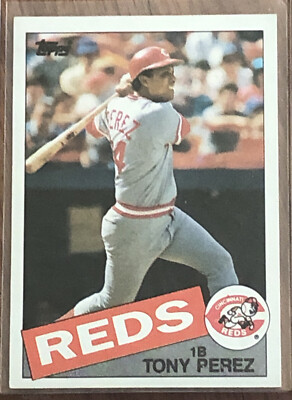 Tony Perez 1985 Topps Card #675 Cincinnati Reds EX-NM | eBay