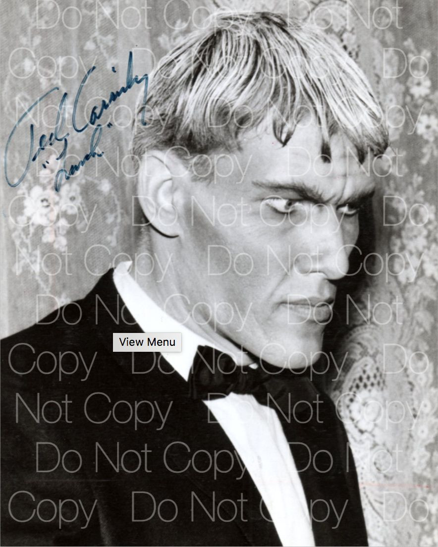 Addams Family signed 2 Ted Cassidy Lurch 8X10 photo picture poster ...