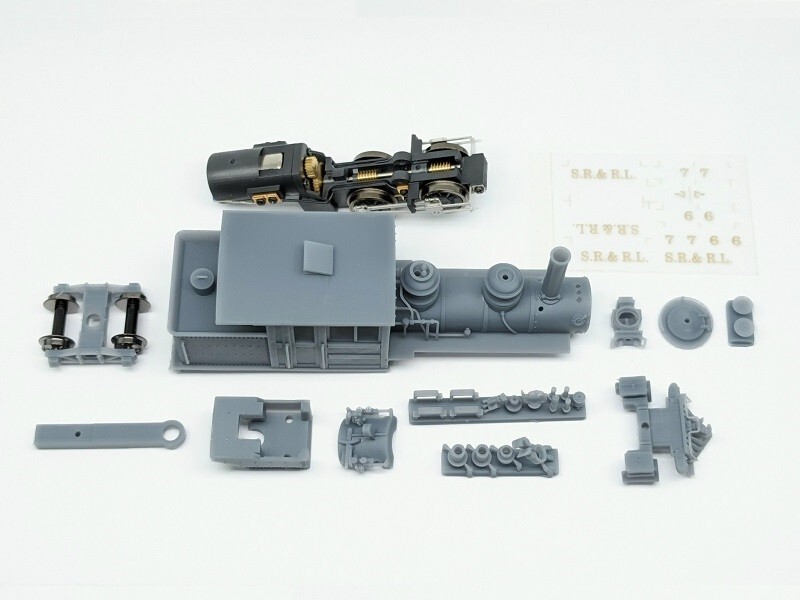 HOn30/HOe TMW 0-4-4T Forney Steam Locomotive SR&RL #7 Kit Narrow Gauge ...