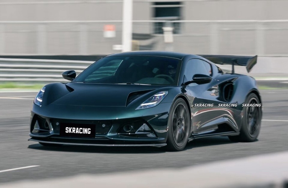 For 2023-2024 Lotus Emira Dry Carbon Fiber GT4 Style Rear Trunk Lip ...