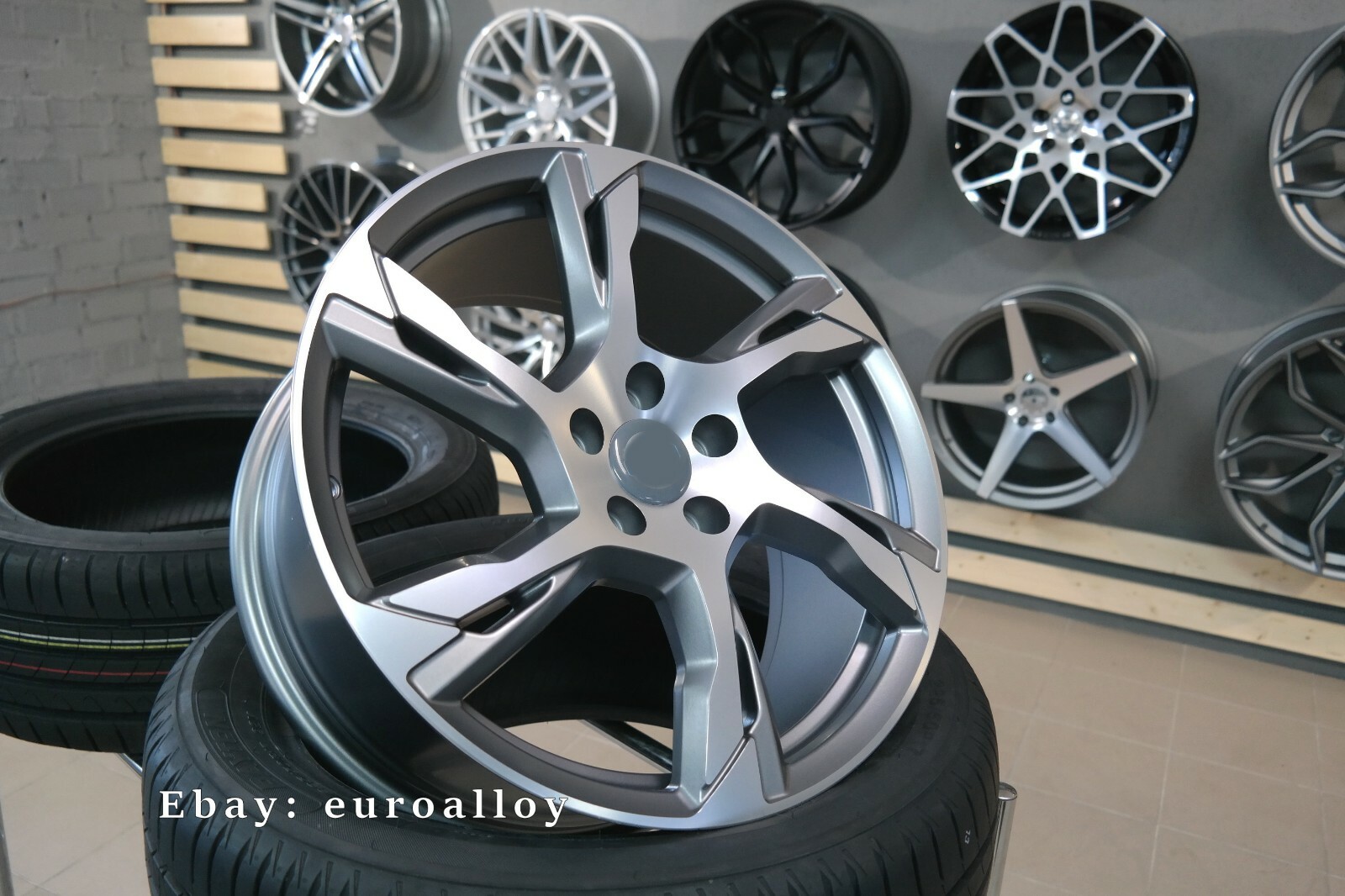 4x 20 inch 5x108 Alloy Wheels Fits Volvo XC60 XC90 S60 S90 Grey Car ...