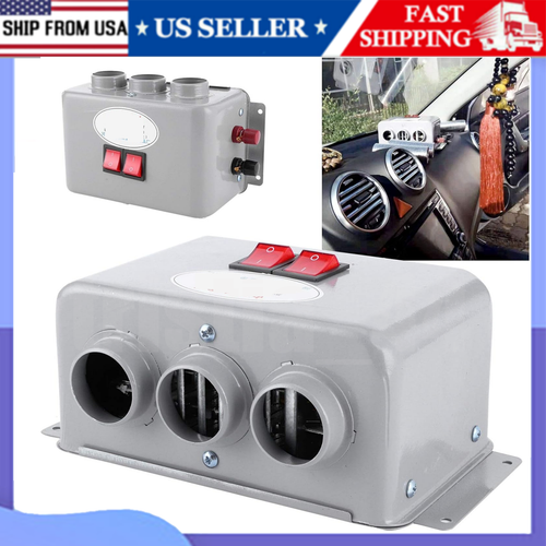 3 Hole 12V 800W Electric Car Heater Heating Fan Defogger Defroster ...