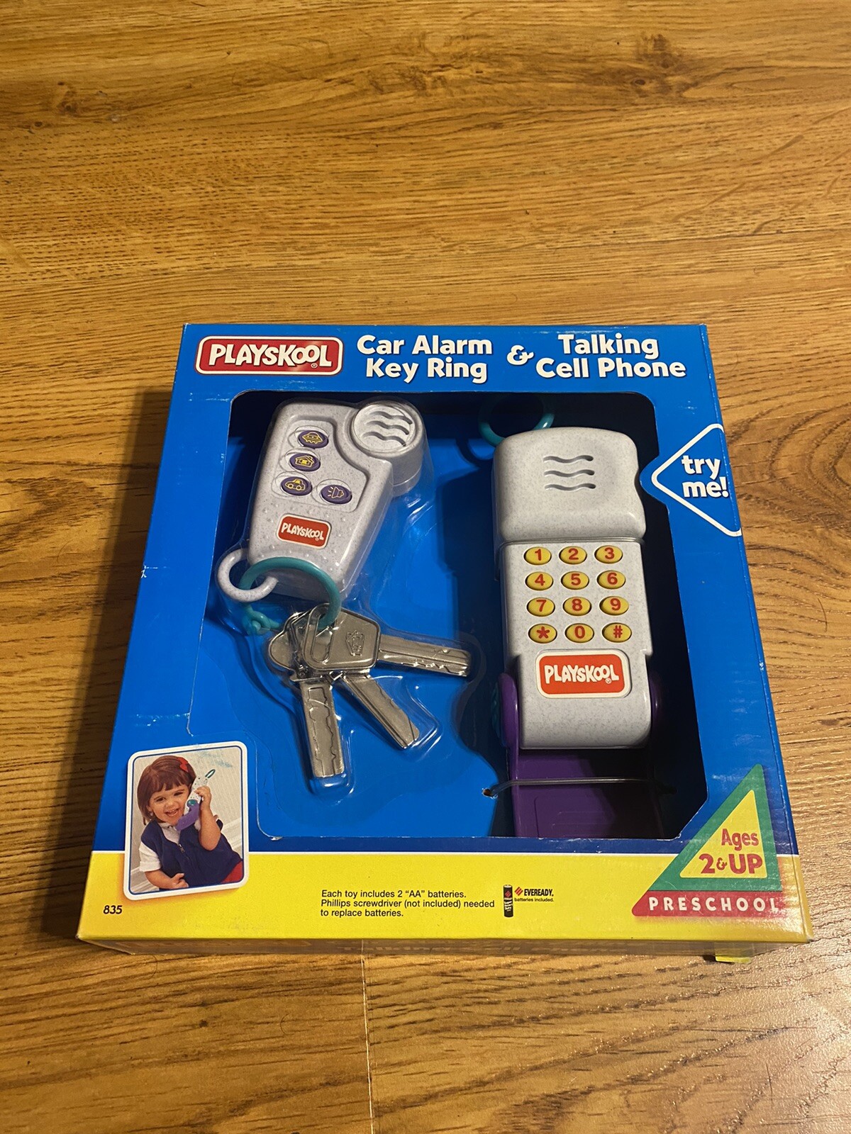 PLAYSKOOL Car Alarm Key Ring & Talking Cell Phone 1998 for sale online ...