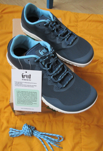 Freet Flex Barefoot Shoes BNWT New in Box size EU 37 - UK 4 Blue/Mid ...