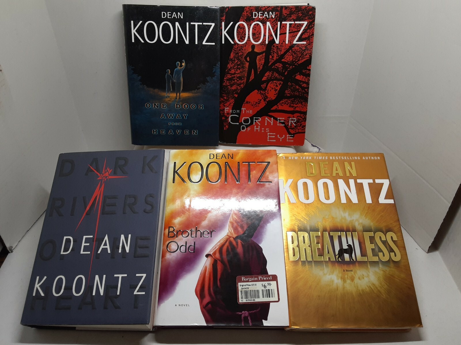 Lot of 5 Dean Koontz Hardcover Books w/ Dust Jackets- Very Good ...