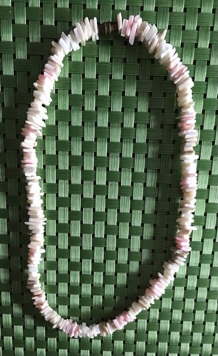 VTG Multi-Color Surfer Puka Shell Necklace (Pink/Gray/White)/Barrel ...