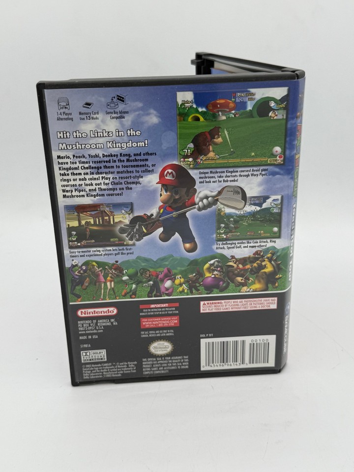 Mario Golf Toadstool Tour Target Bullseye Edition - Nintendo Gamecube ...