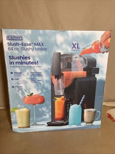 Iceman Slush-Ease 64oz Slushie Machine Frozen Drink Maker Customizable ...